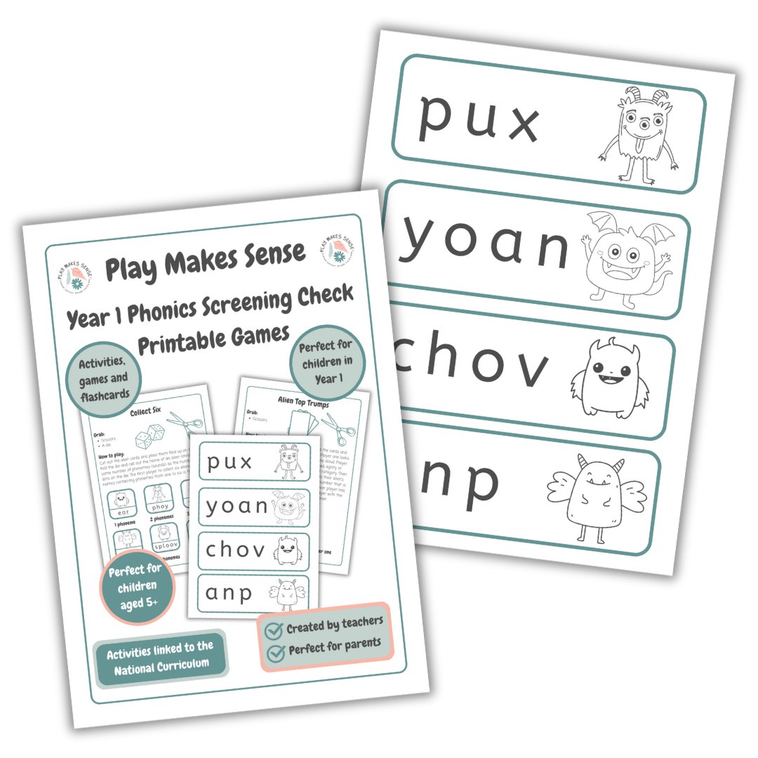Year 1 Phonics Screening Check | Resources & Games | Phonics Activities ...