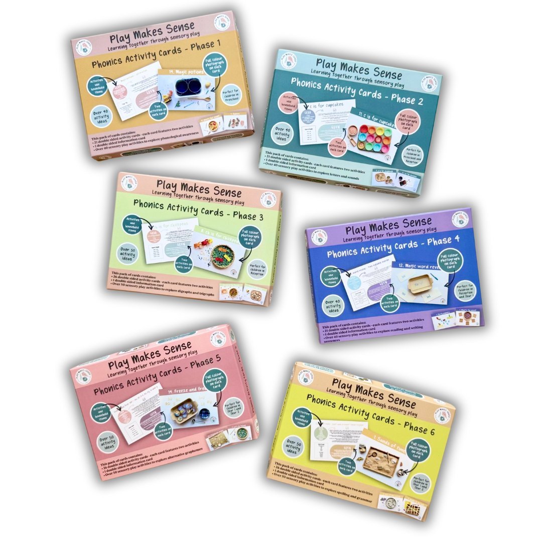Phonics Play Activity Cards - Complete Phonics Bundle - 3-7 year olds ...