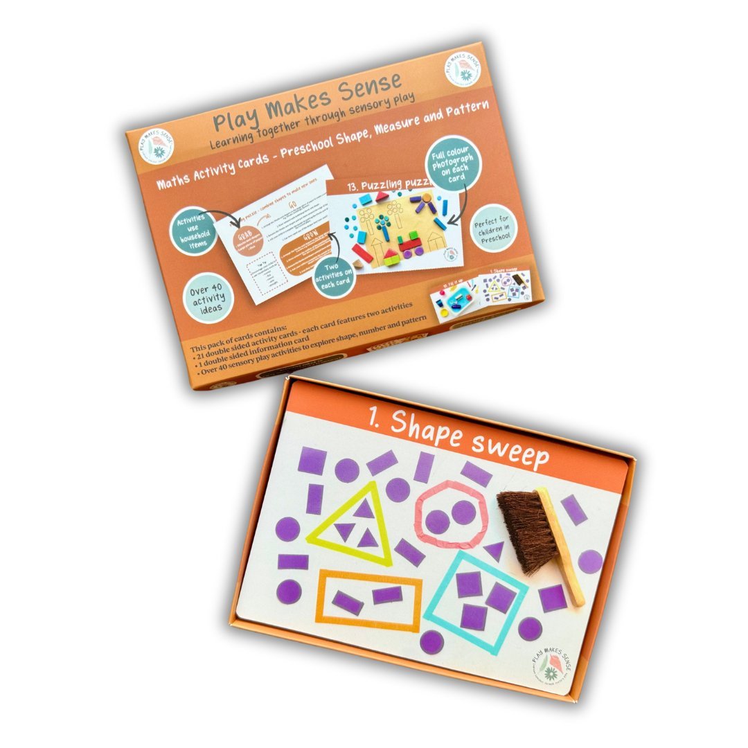 Maths Activity Cards - Preschool Shape, Measure and Pattern – Play ...