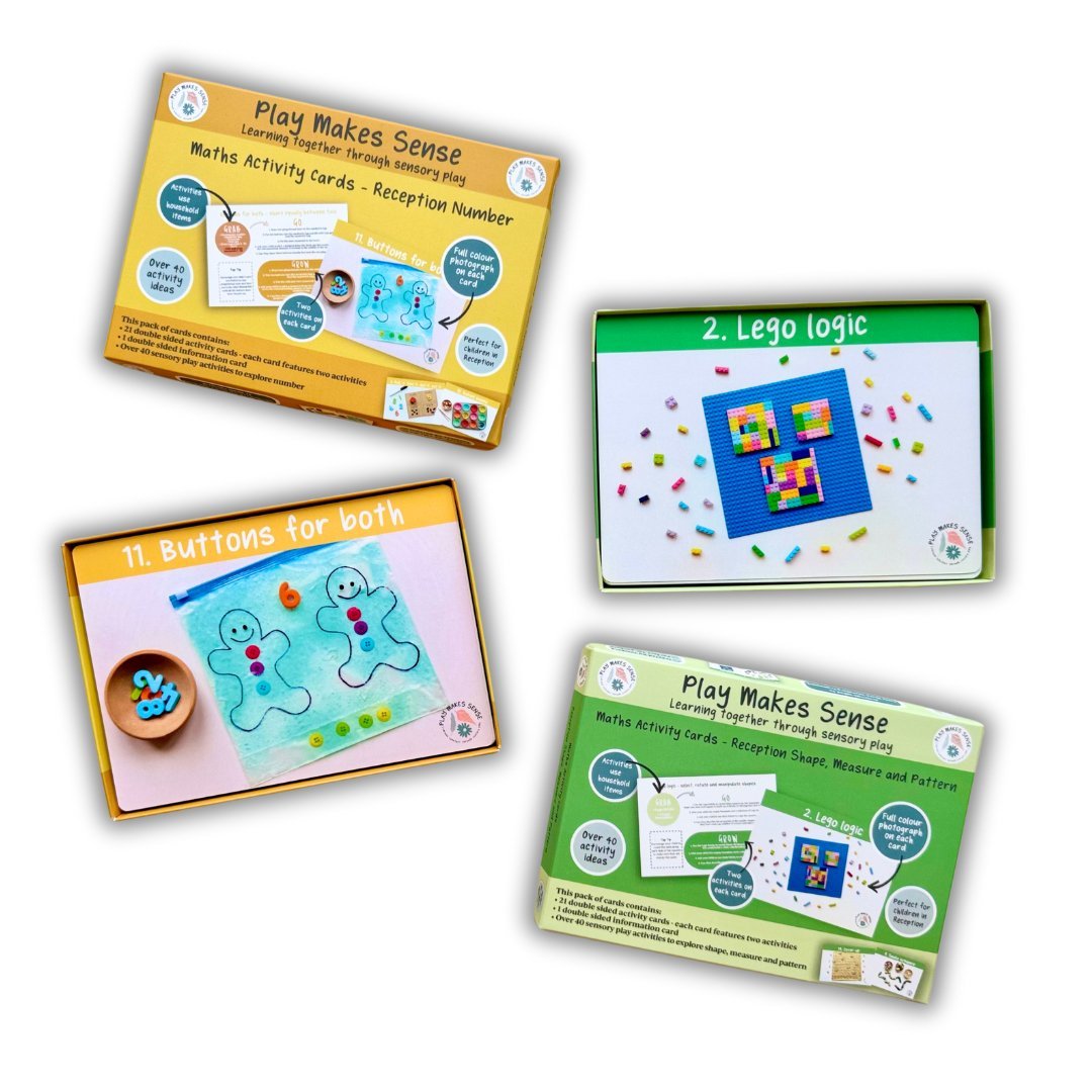 Maths Learning Activity Cards - Reception Maths Set - Play Makes Sense