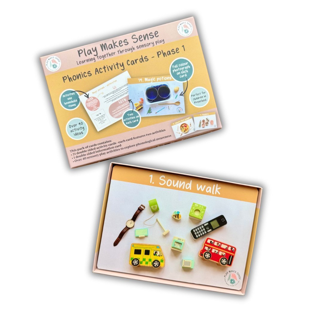 Phase 1 Phonics Activity Cards | Phonological Awareness Games | EYFS ...